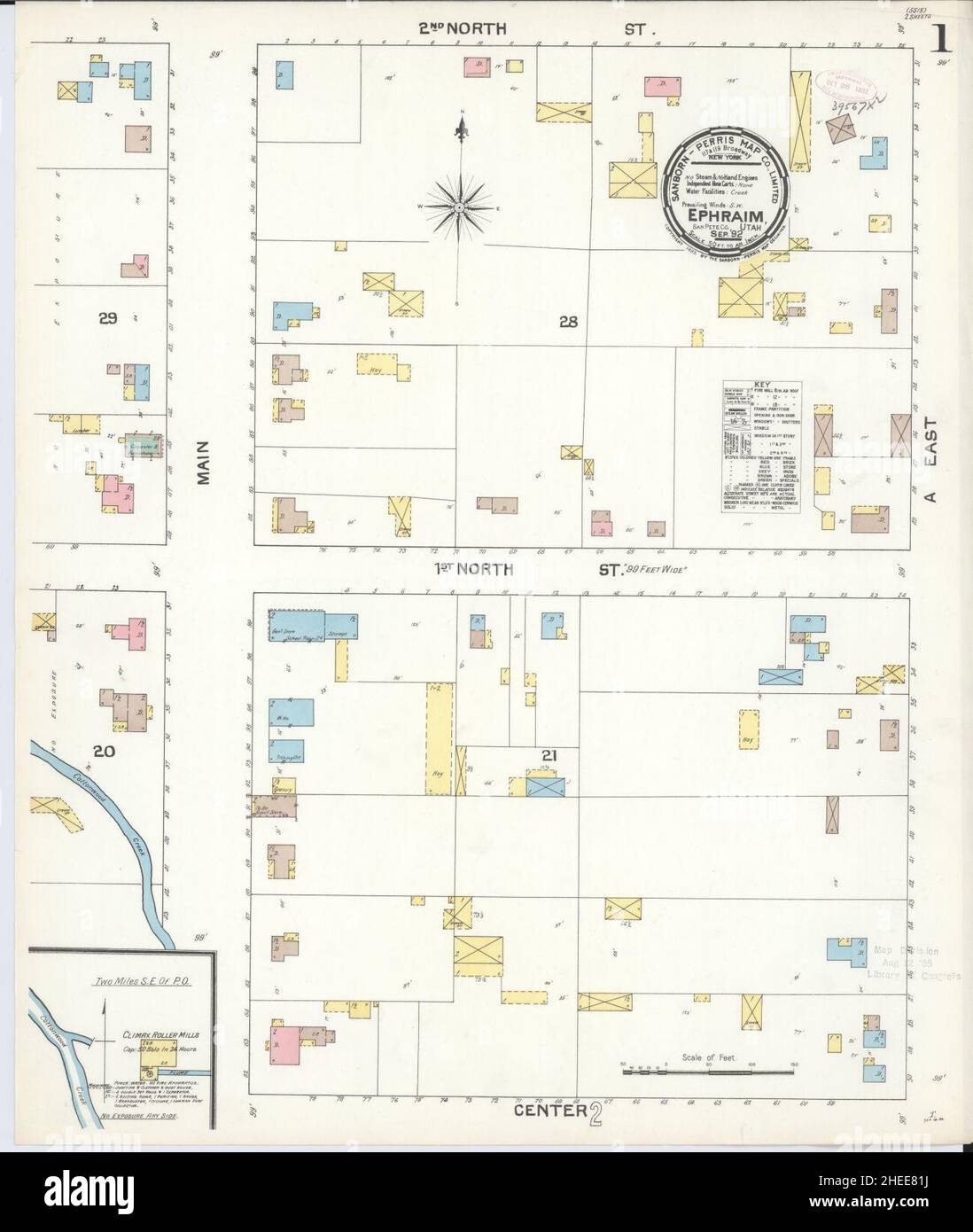 Sanpete county map hi-res stock photography and images - Alamy