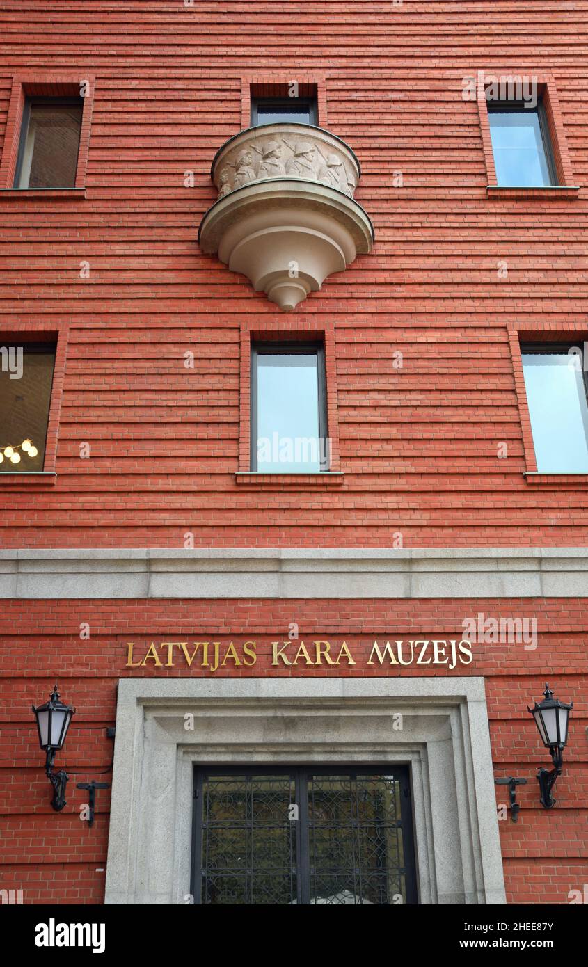 Latvian War Museum in Riga Stock Photo - Alamy