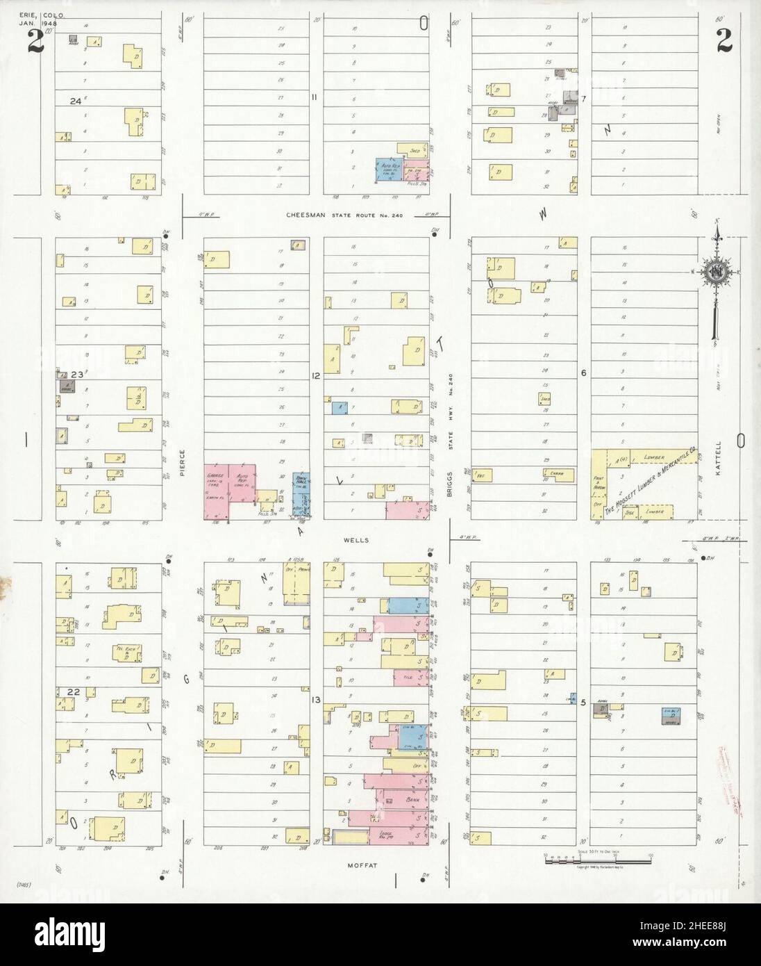 Weld county map hi-res stock photography and images - Alamy