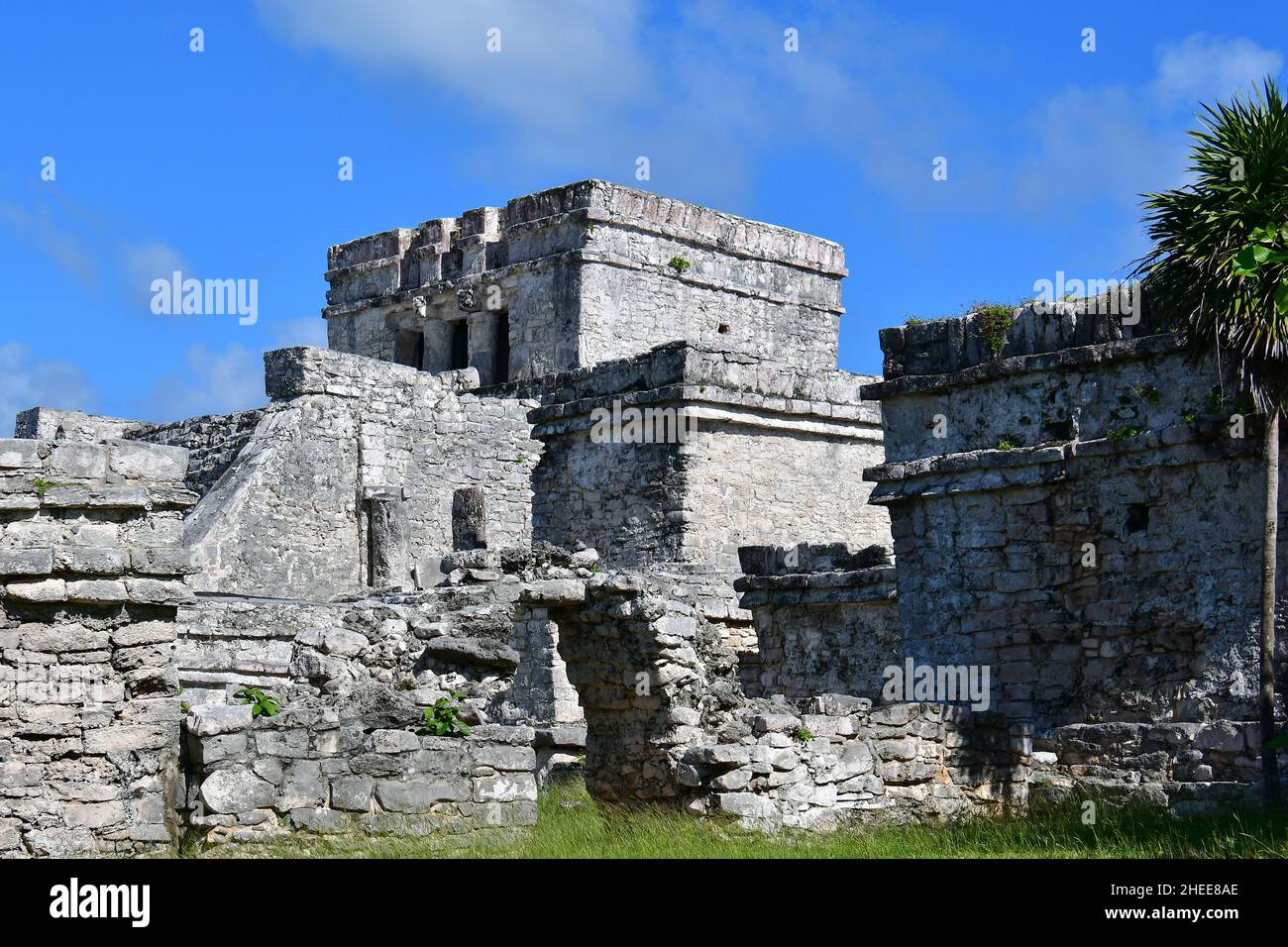 The Castle (El Castillo) Mayan ruin at, Tulum, Quintana Roo, Yucatán ...