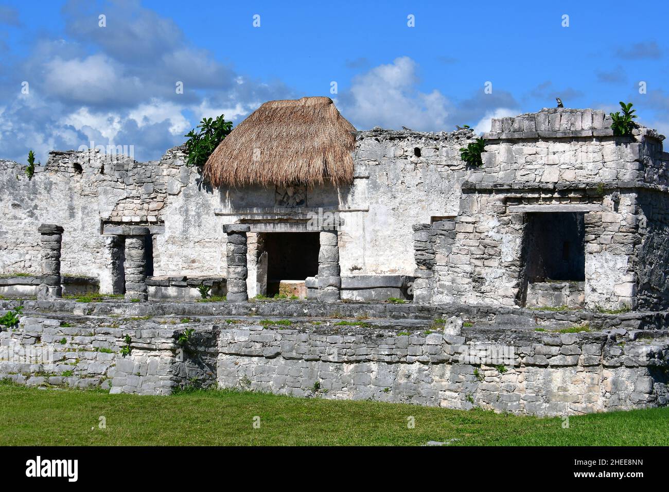 Temple of the Descending God (Templo del Dios Descendente), Mayan ruin ...
