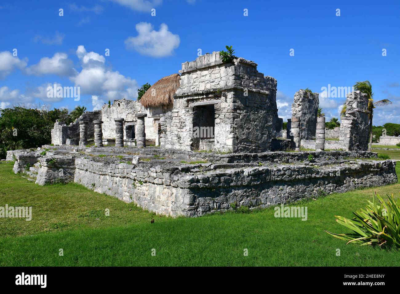 Temple of the Descending God (Templo del Dios Descendente), Mayan ruin ...