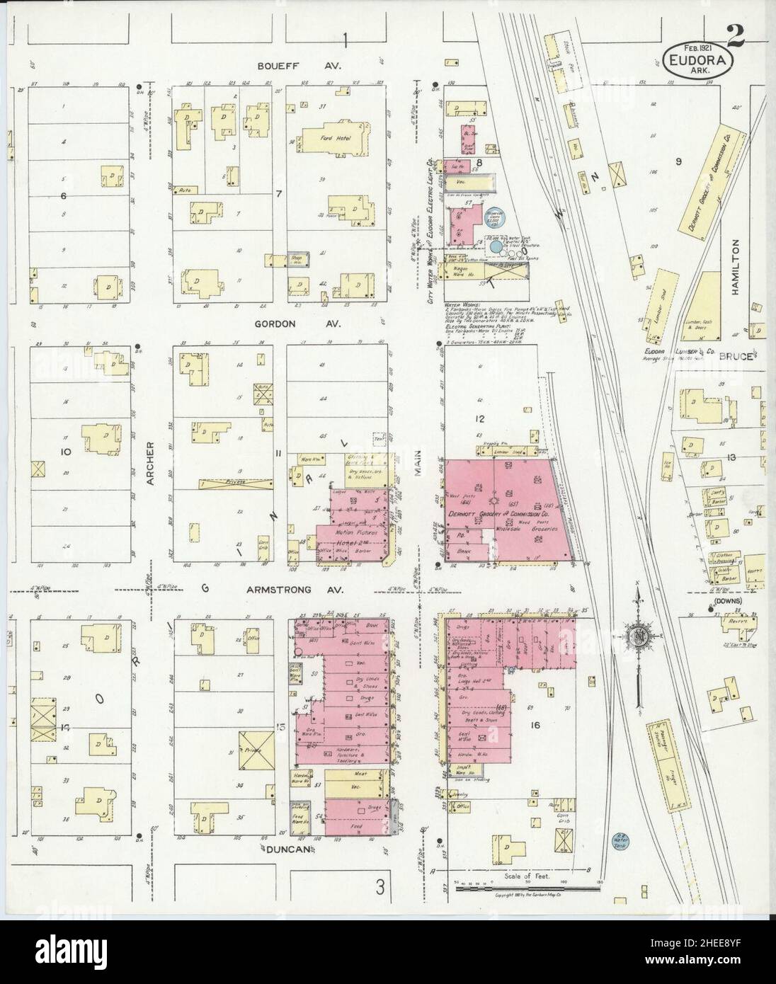 Map of eudora arkansas hi-res stock photography and images - Alamy