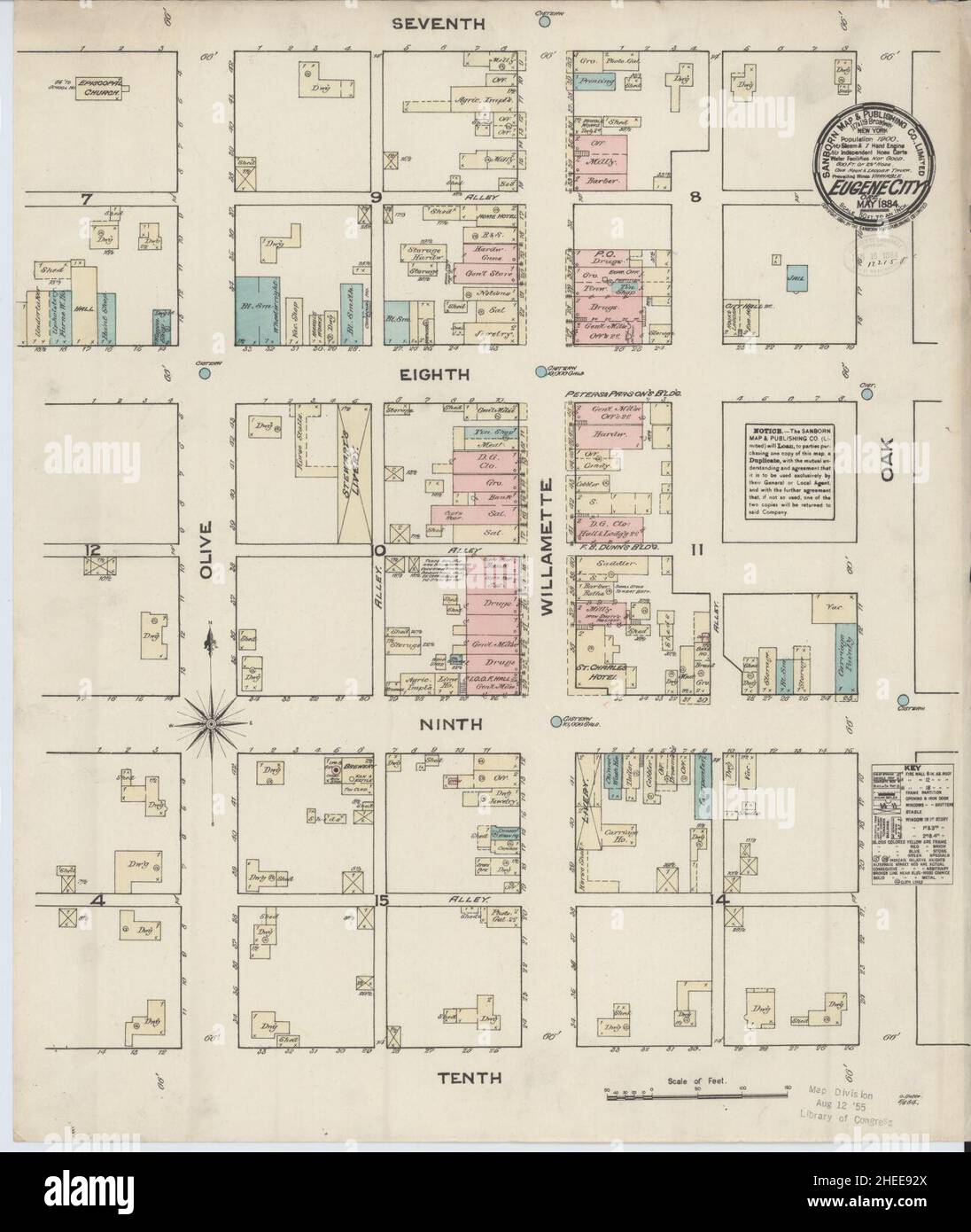 Lane oregon map hi-res stock photography and images - Alamy