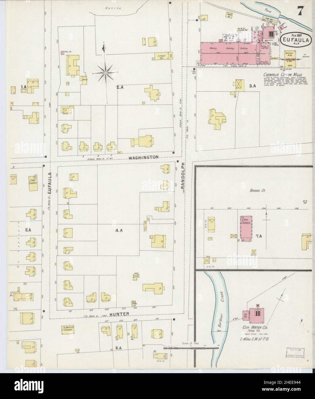 Eufaula map hi-res stock photography and images - Alamy