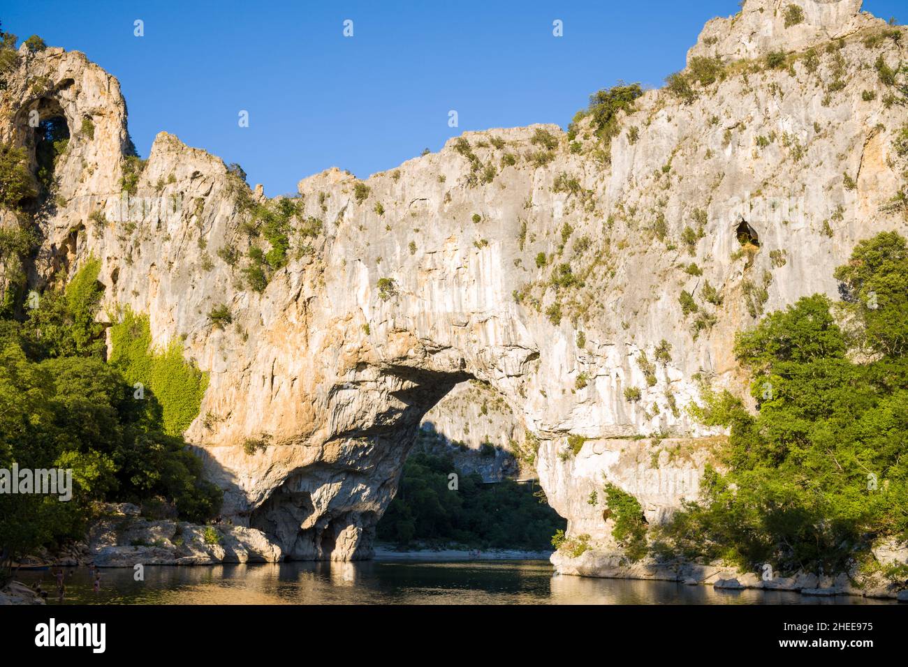This landscape photo was taken in Europe, France, Ardeche, summer. We ...