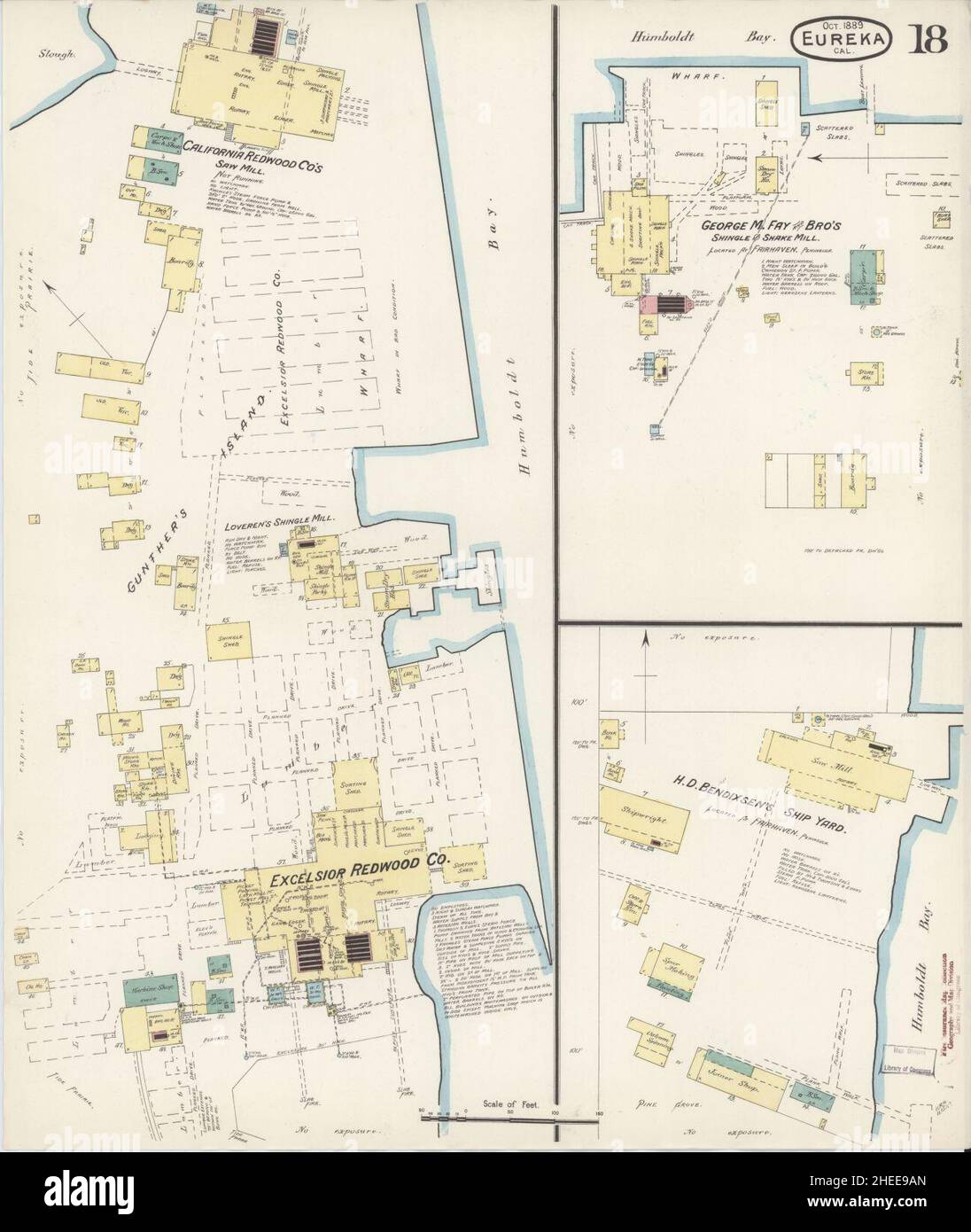 Eureka county map hi-res stock photography and images - Alamy