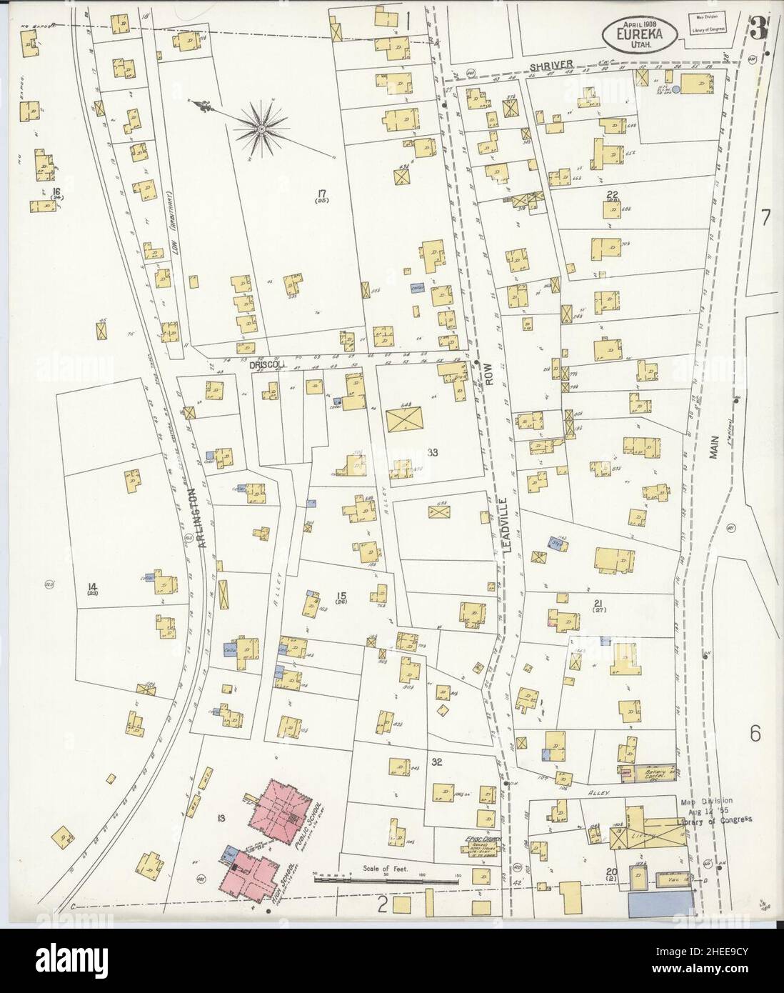 Map of eureka utah hi-res stock photography and images - Alamy