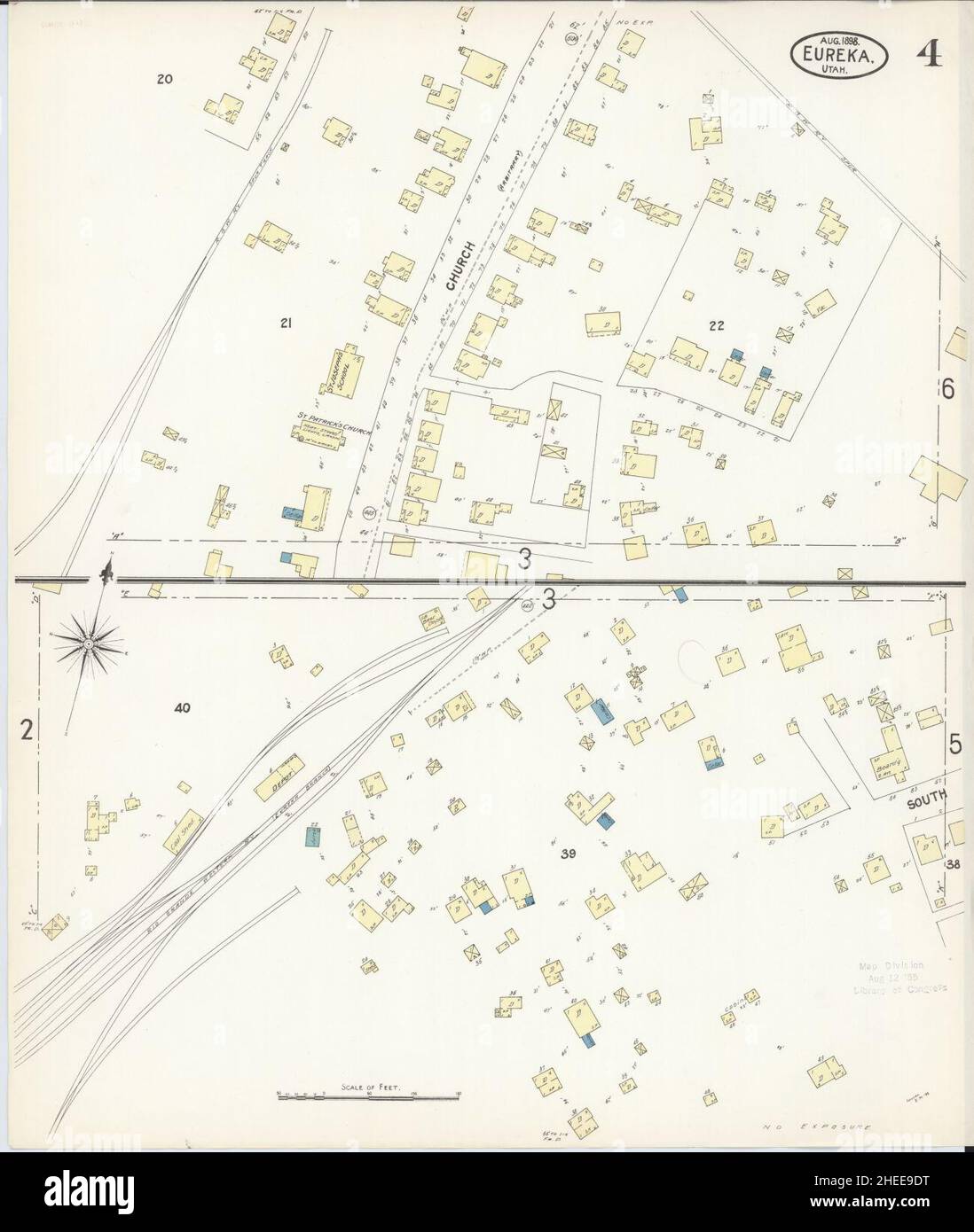 Eureka utah map hi-res stock photography and images - Alamy