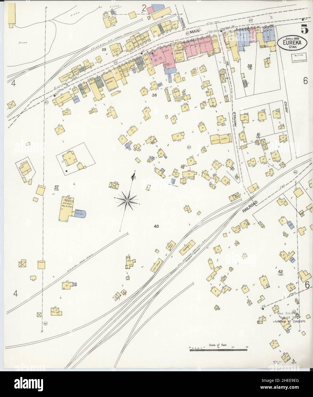 Map of eureka utah hi-res stock photography and images - Alamy