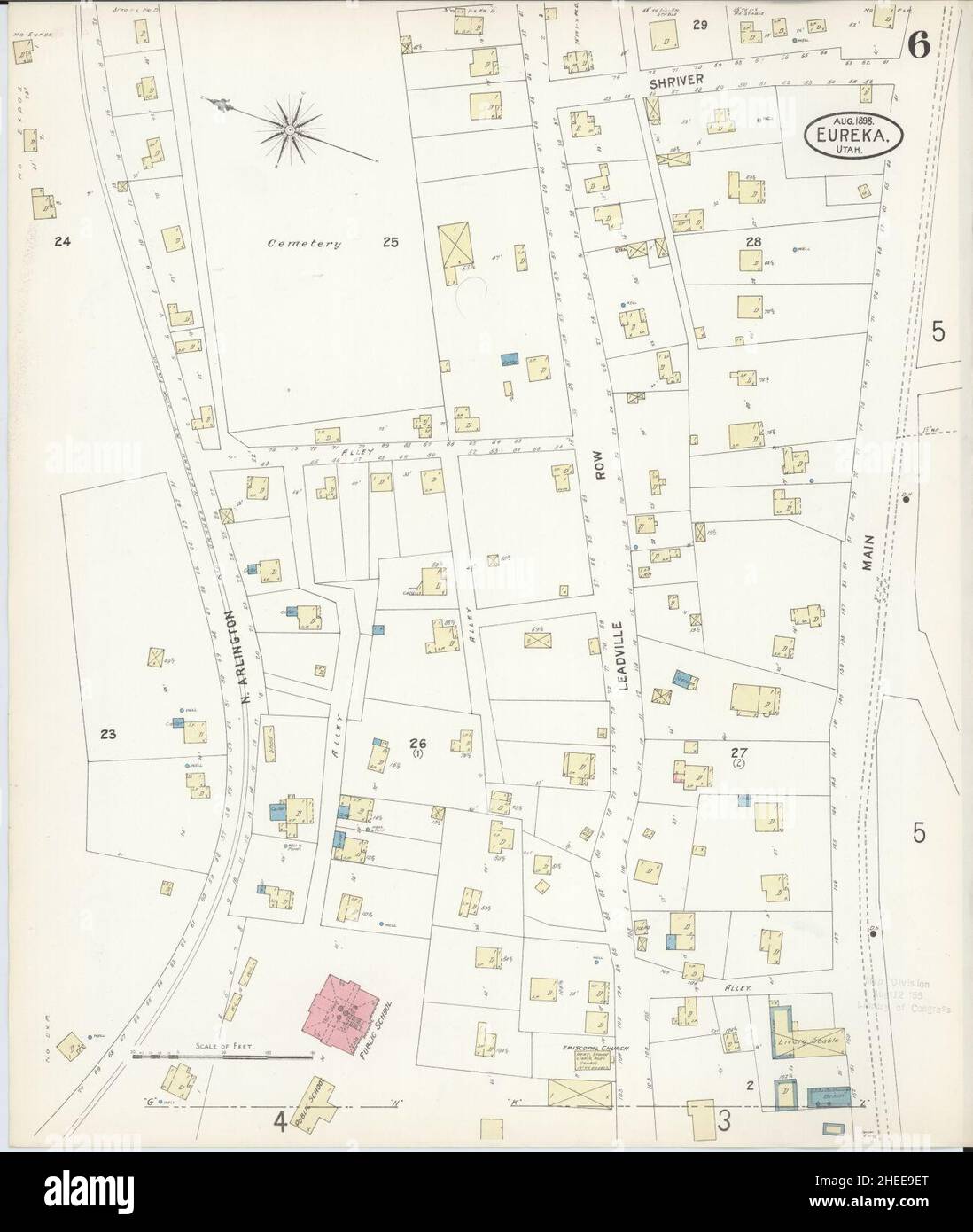 Map of eureka utah hi-res stock photography and images - Alamy