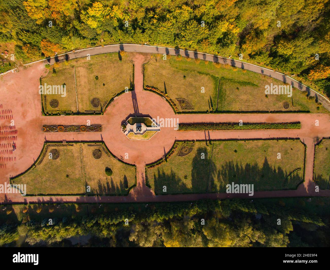 Aerial Photo Above Holy Place Zarvanytsia Stock Photo - Alamy