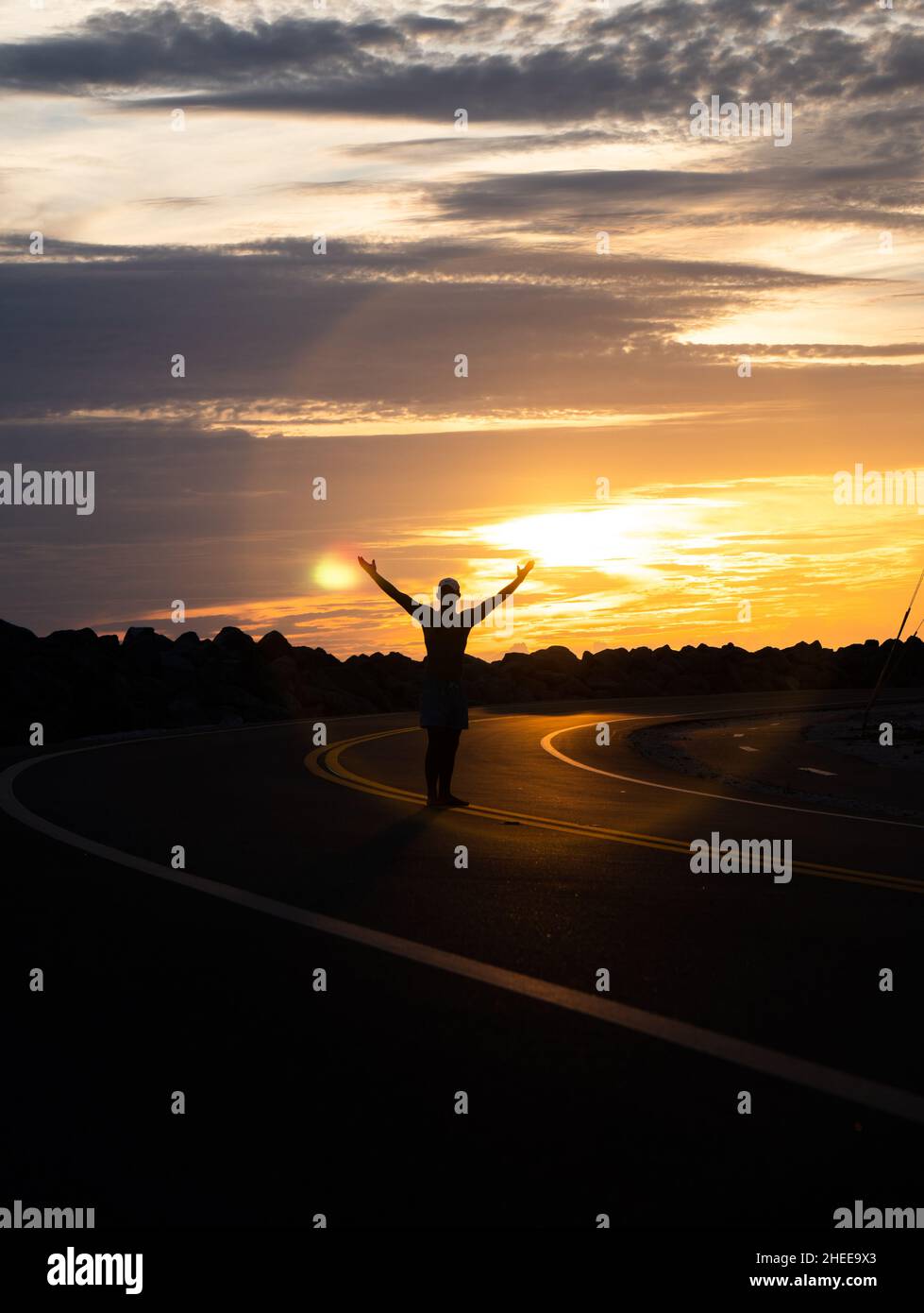 Chasing sunrise hi-res stock photography and images - Alamy