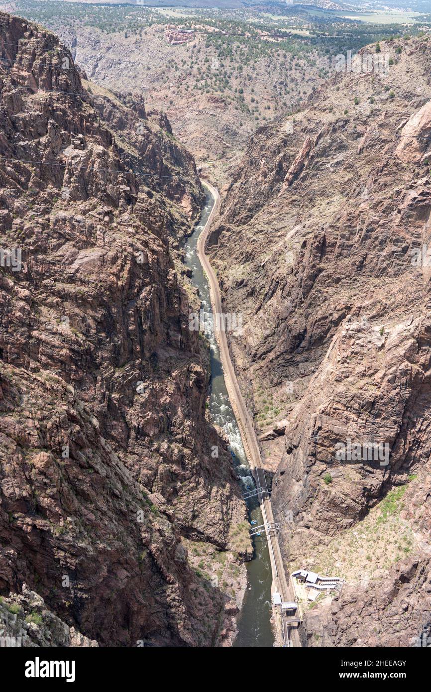 Royal gorge scenic railroad hi-res stock photography and images - Alamy