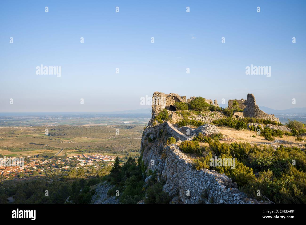 This landscape photo was taken in Europe, in France, in Occitanie, in ...