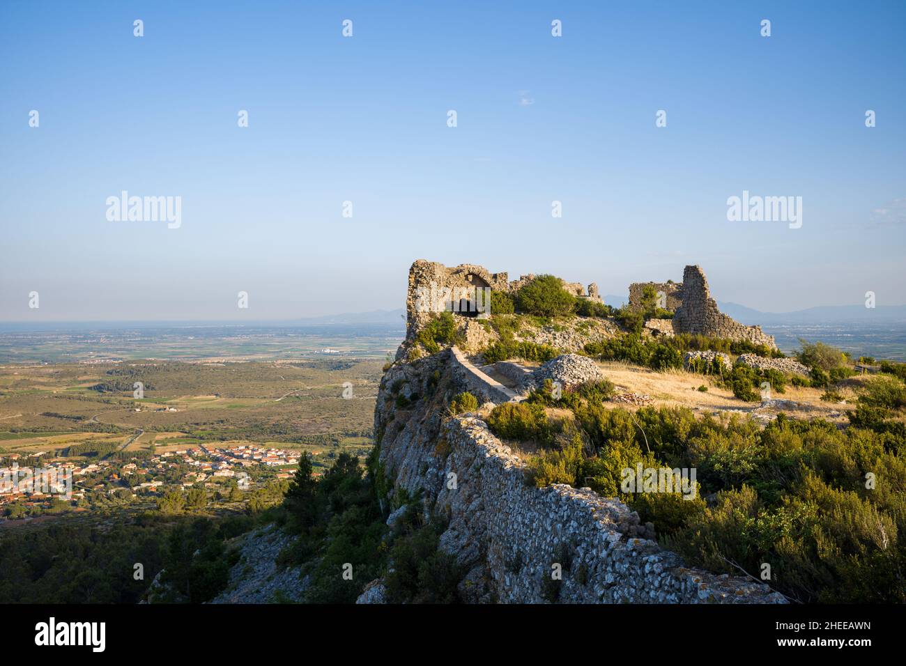 This landscape photo was taken in Europe, in France, in Occitanie, in ...