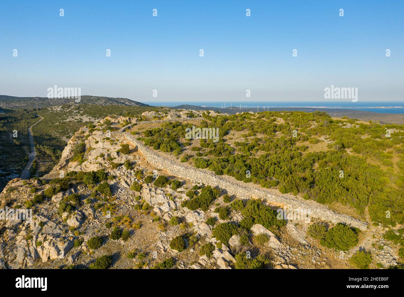 This landscape photo was taken in Europe, in France, in Occitanie, in ...