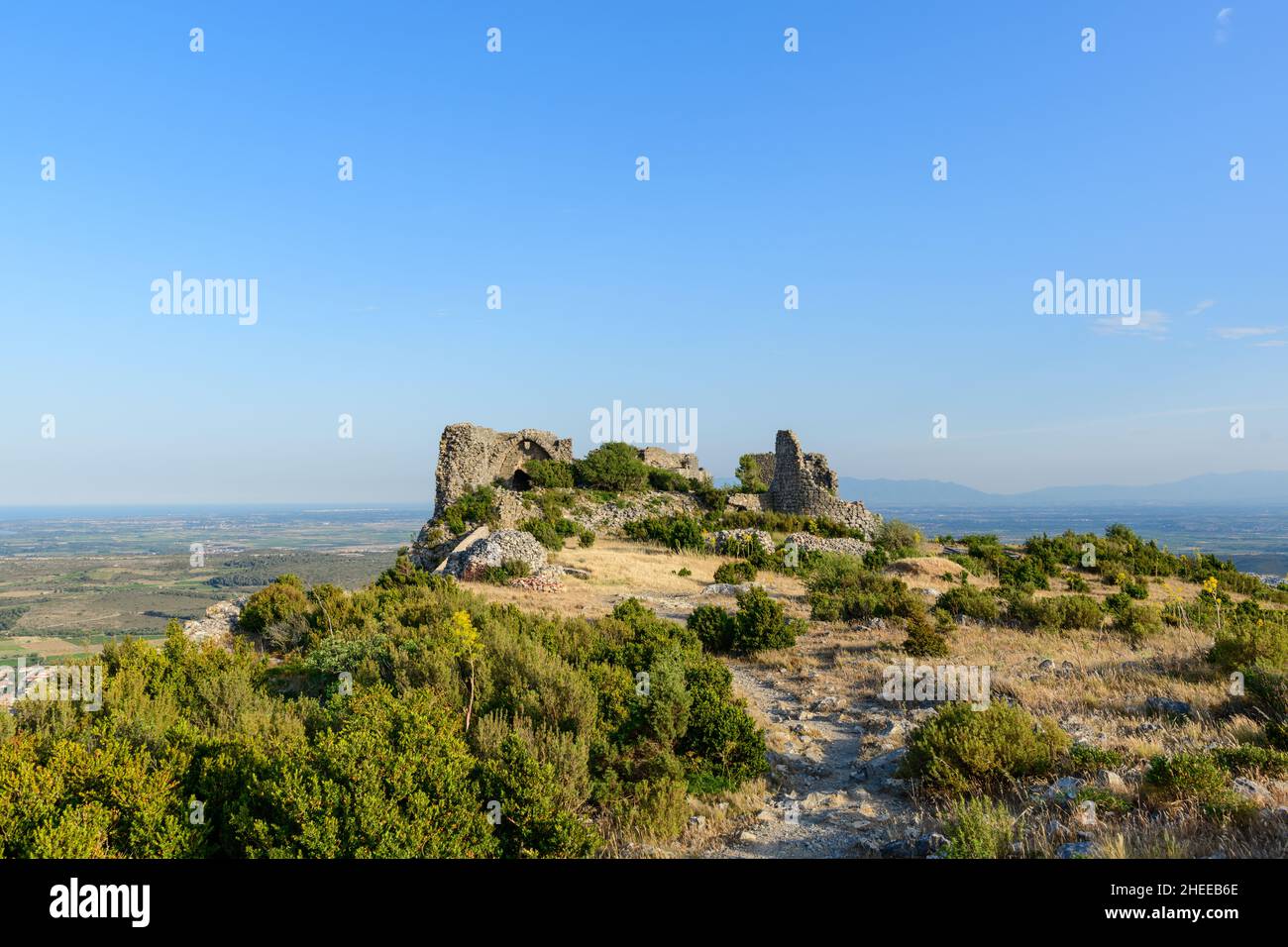 This landscape photo was taken in Europe, in France, in Occitanie, in ...