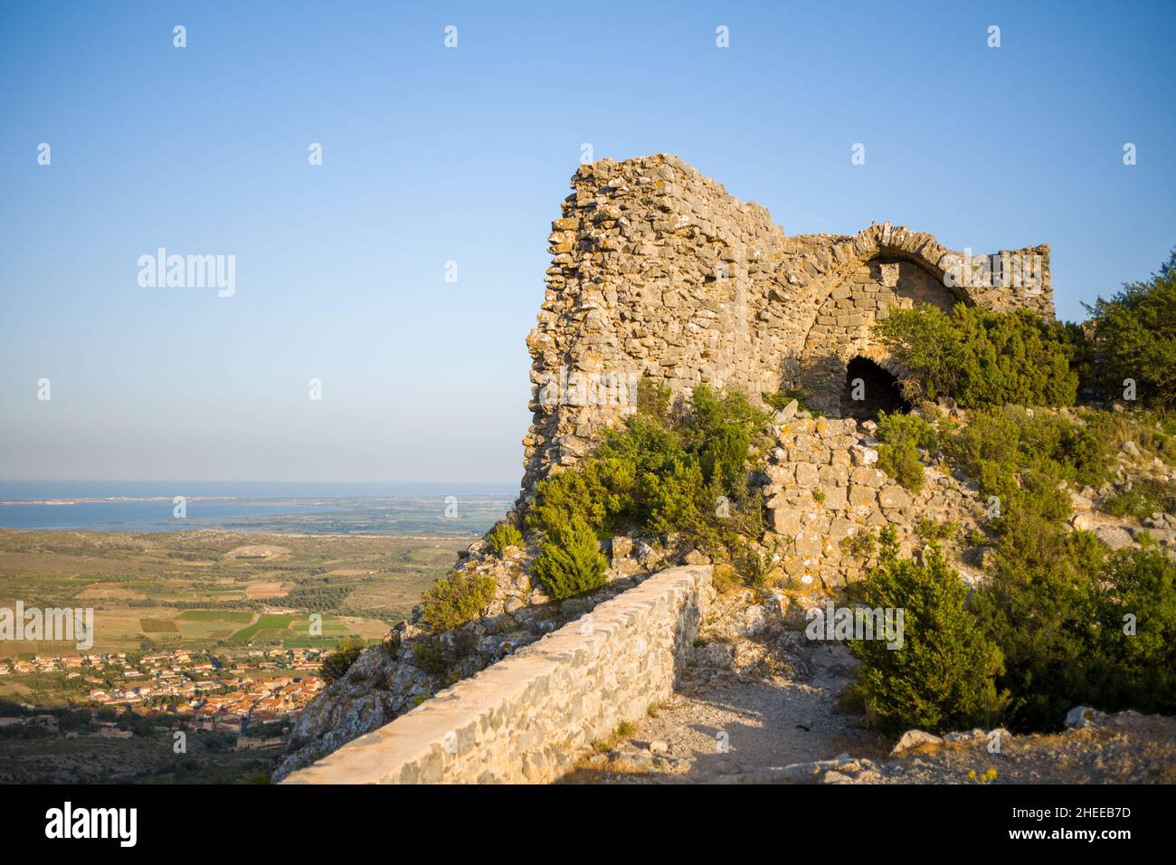 This landscape photo was taken in Europe, in France, in Occitanie, in ...