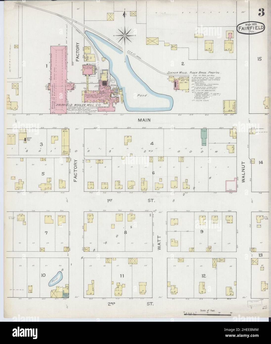 Fairfield illinois map hi-res stock photography and images - Alamy