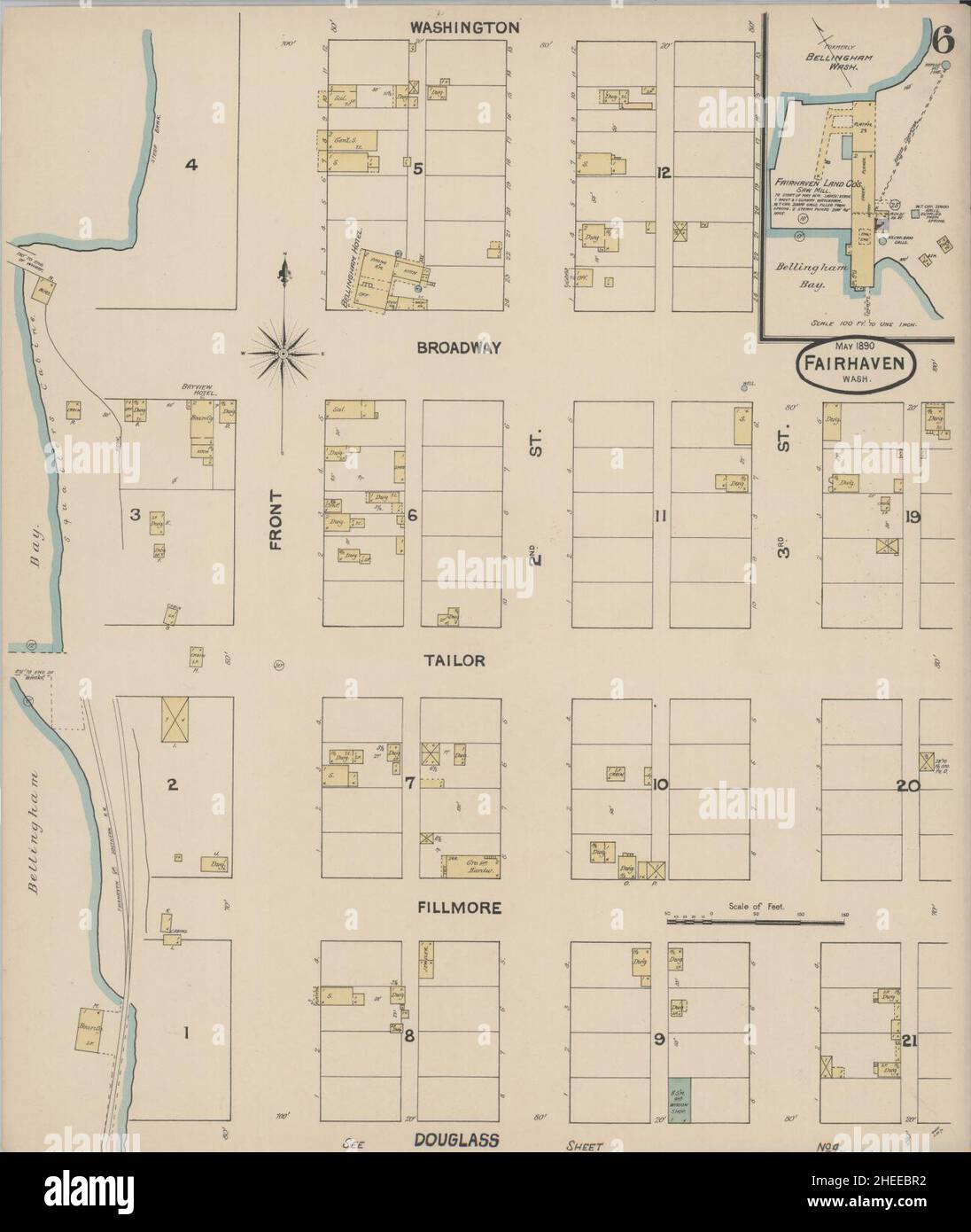 Map of fairhaven hi-res stock photography and images - Alamy