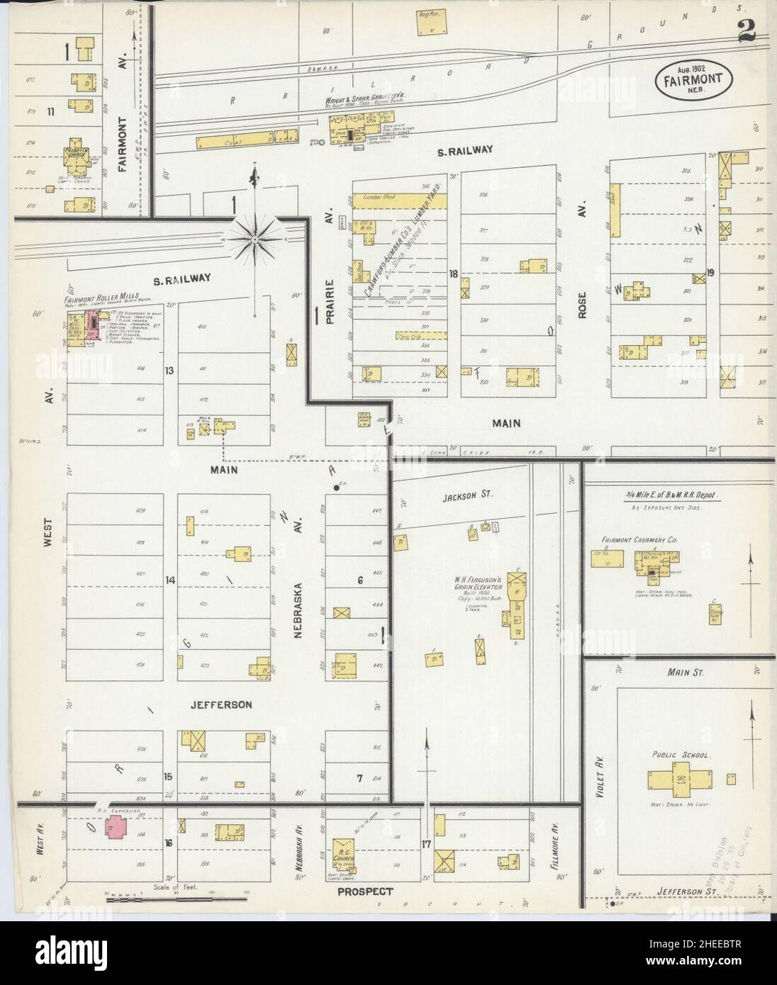 Fairmont map hi-res stock photography and images - Alamy