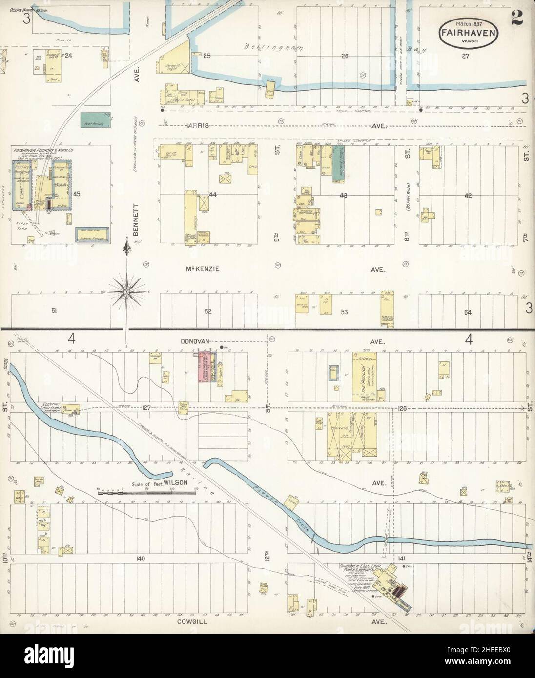 Map of fairhaven hi-res stock photography and images - Alamy
