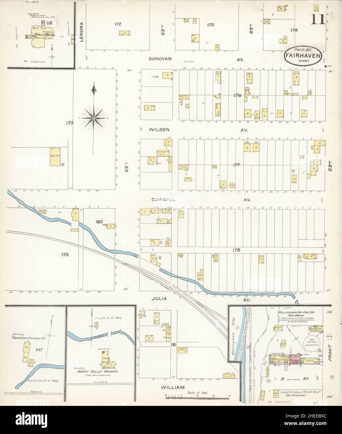 Map of fairhaven hi-res stock photography and images - Alamy
