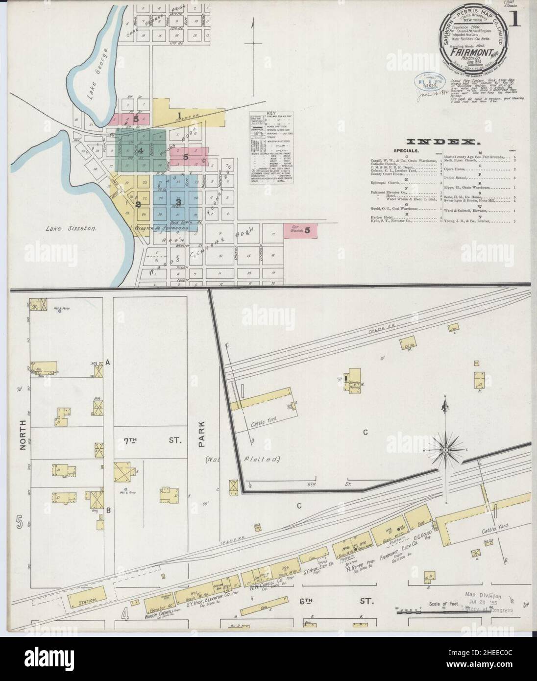 Fairmont map hi-res stock photography and images - Alamy