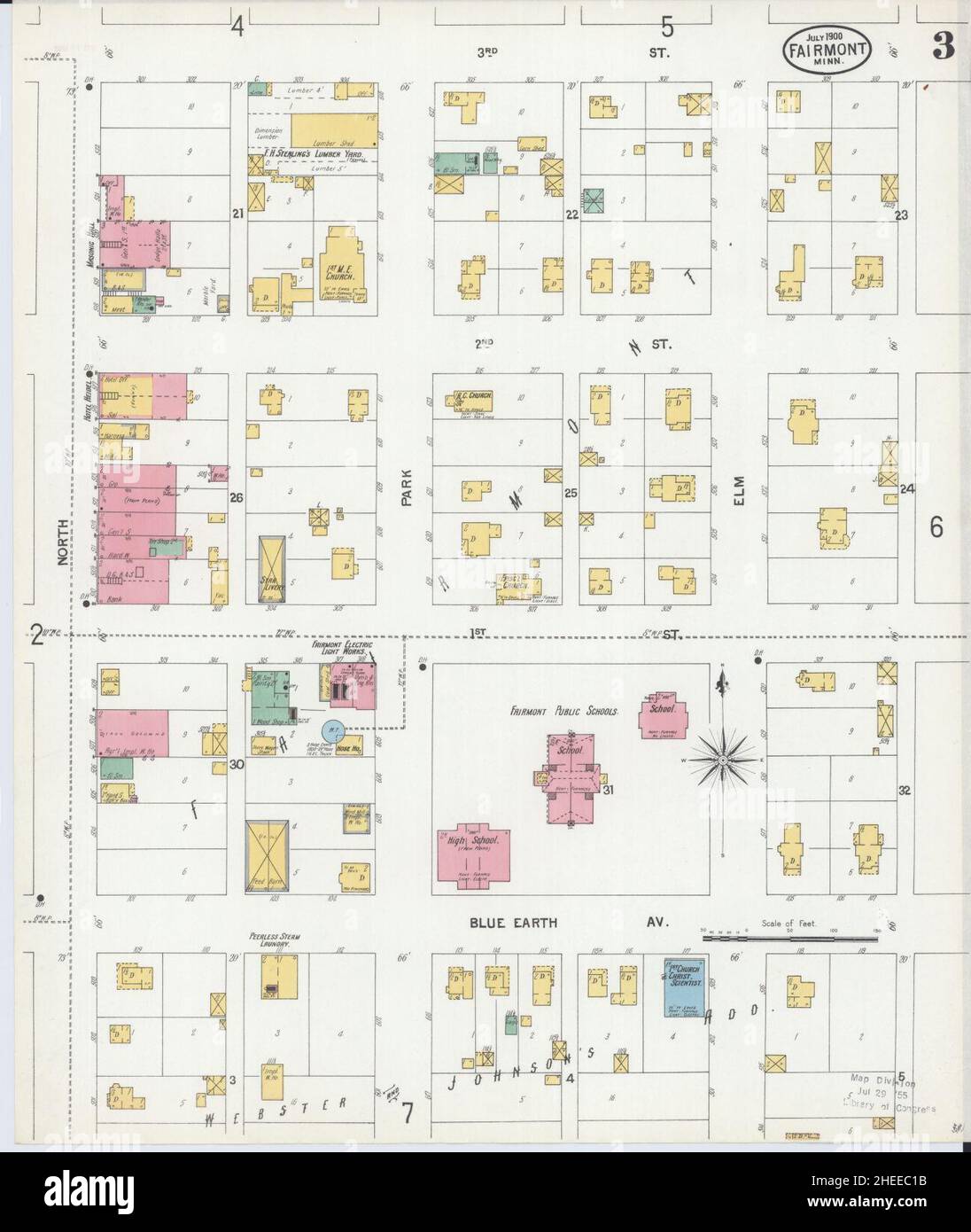 Fairmont map hi-res stock photography and images - Alamy