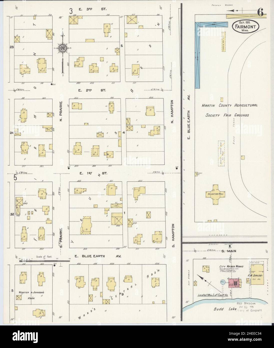 Map of fairmont minnesota hi-res stock photography and images - Alamy