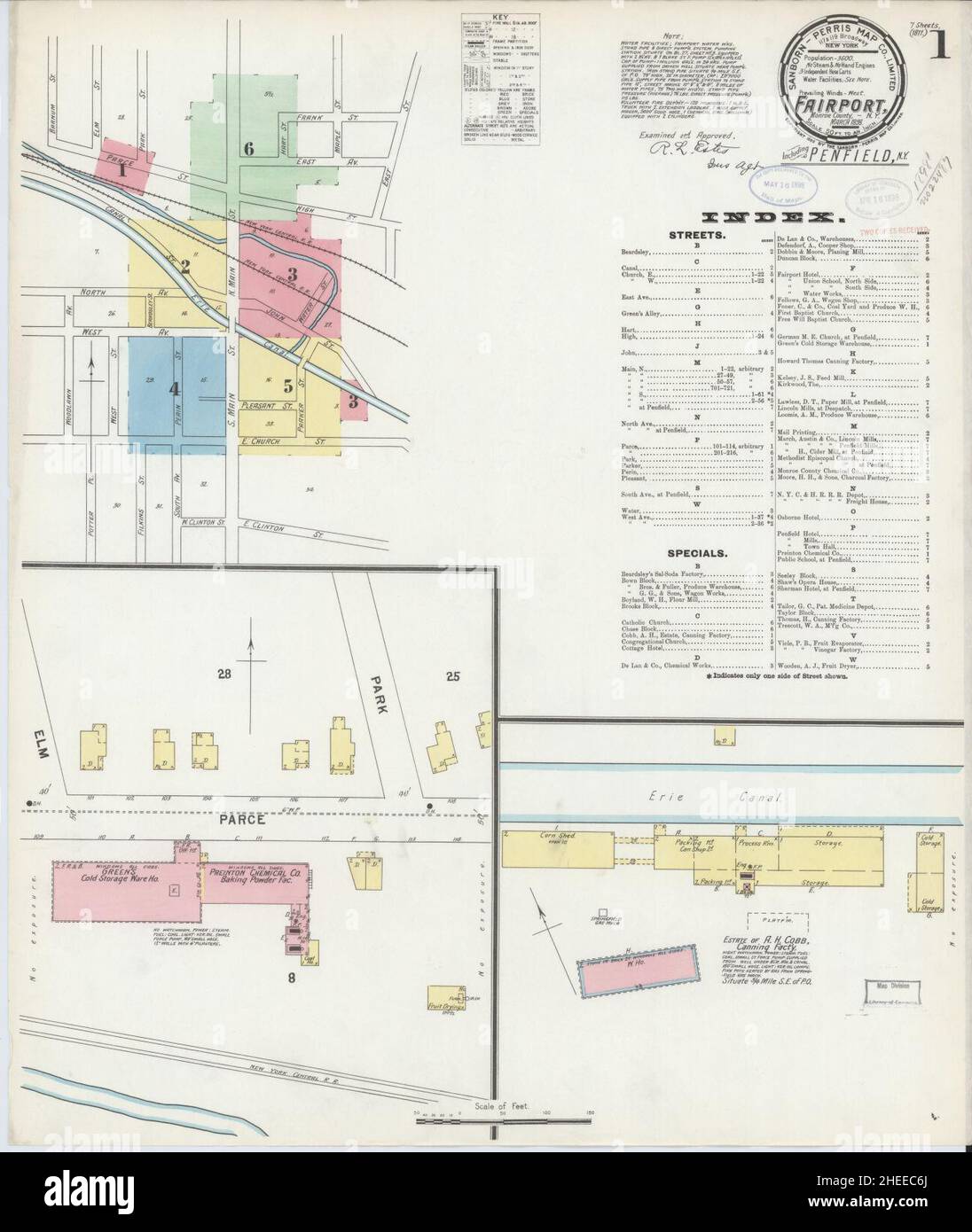Map of fairport hi-res stock photography and images - Alamy