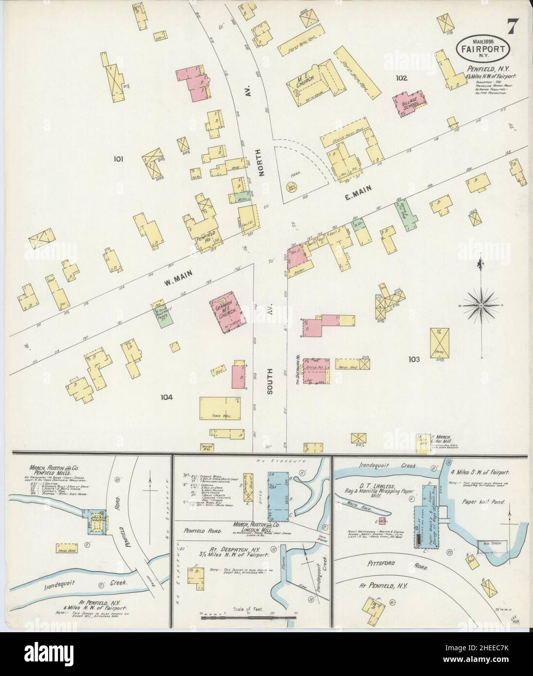 Map of fairport hi-res stock photography and images - Alamy