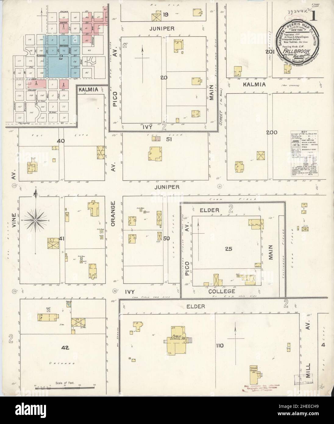 San diego county map hi-res stock photography and images - Alamy