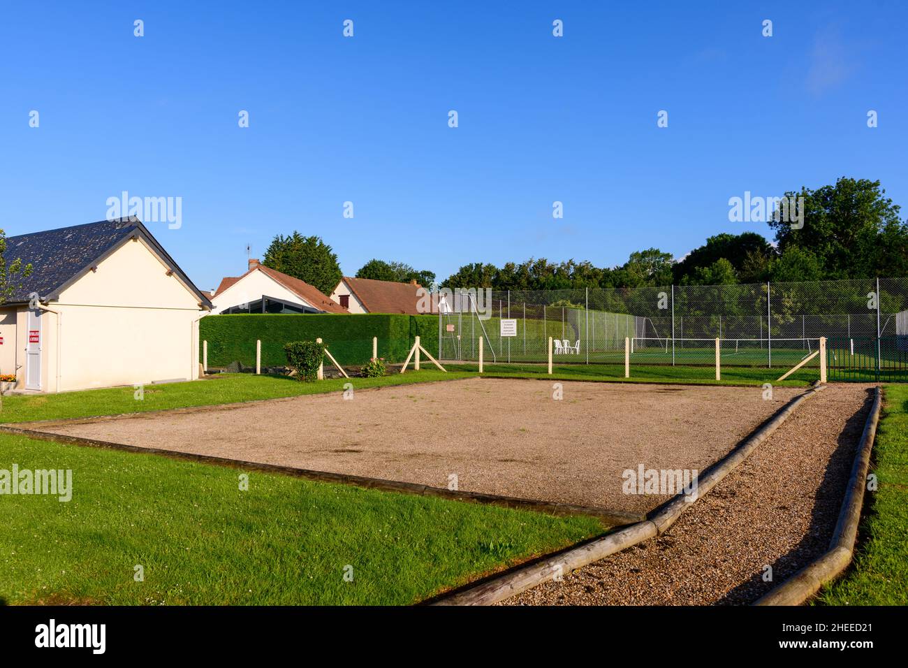 Petanque court hi-res stock photography and images - Alamy