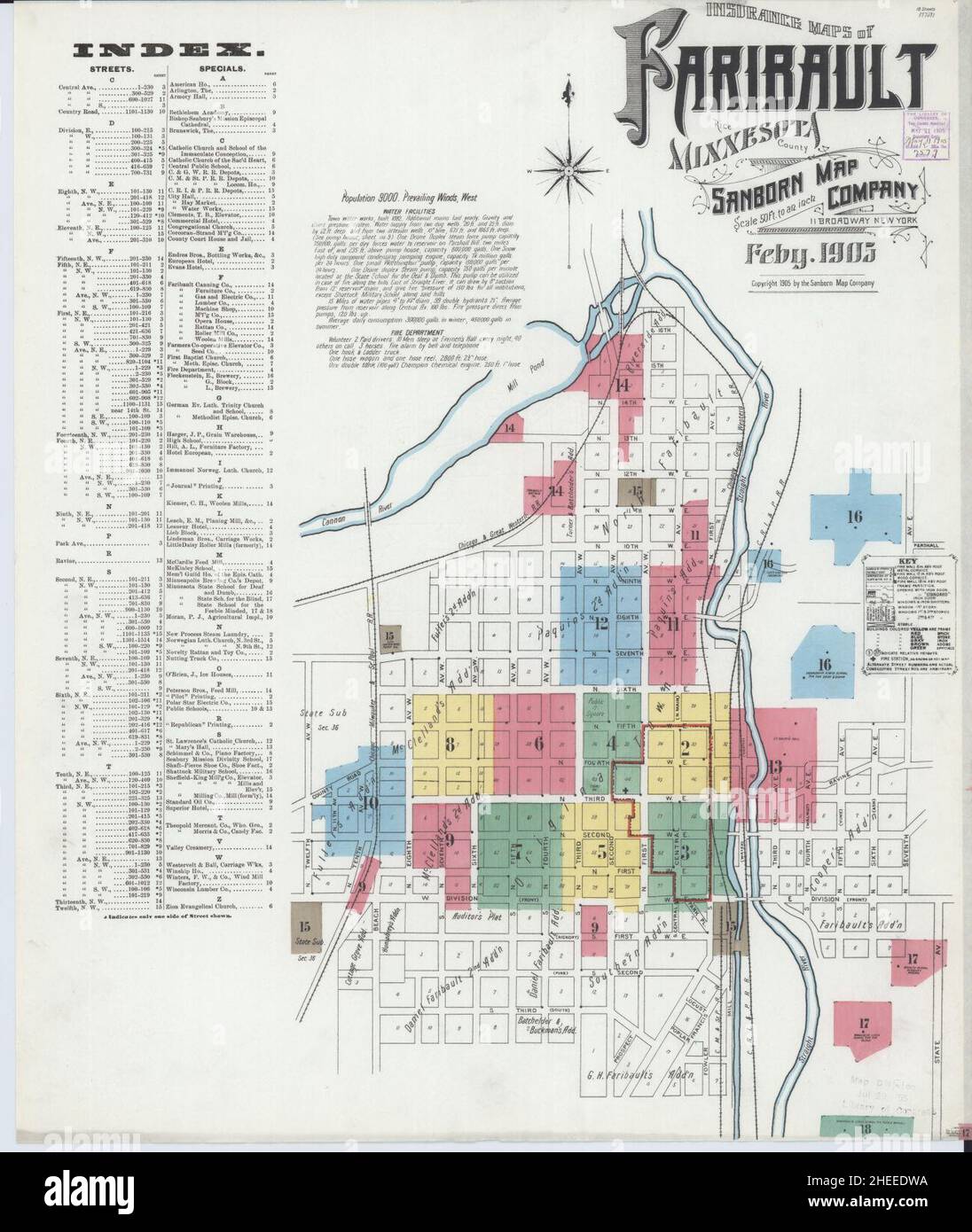Map of faribault hi-res stock photography and images - Alamy