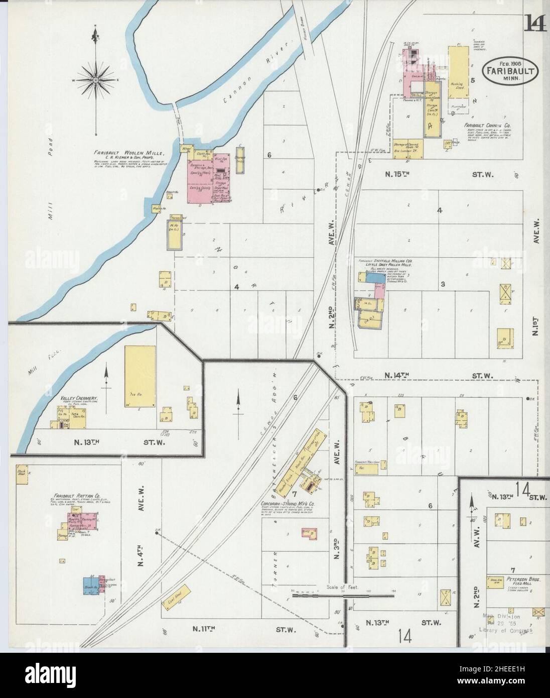 Map of faribault hi-res stock photography and images - Alamy