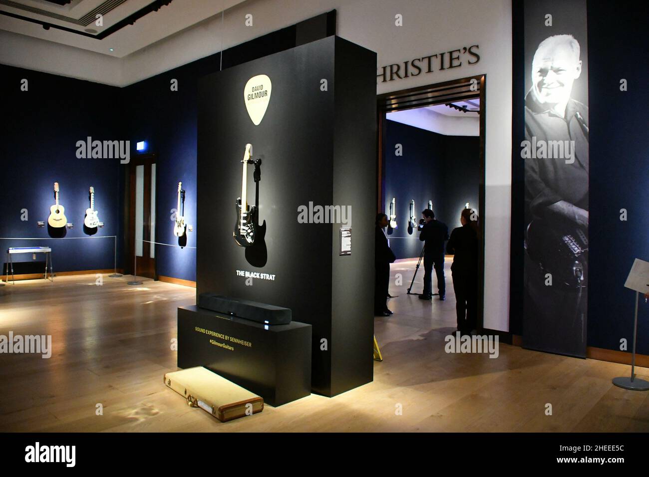 London - Britain - 20190327 The David Gilmour Guitar Collection at ...
