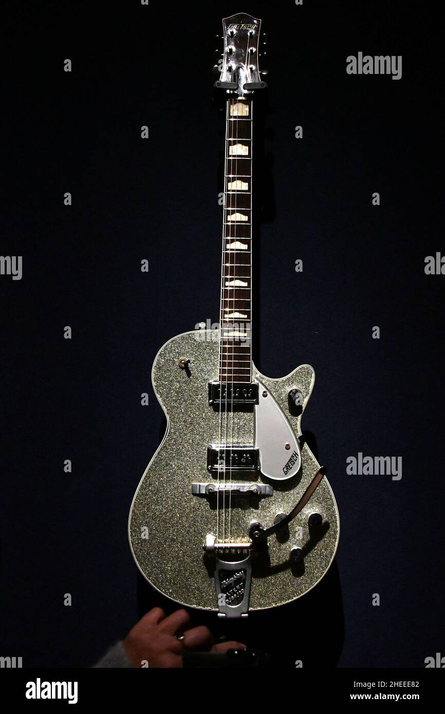 London - Britain - 20190327 The David Gilmour Guitar Collection at ...