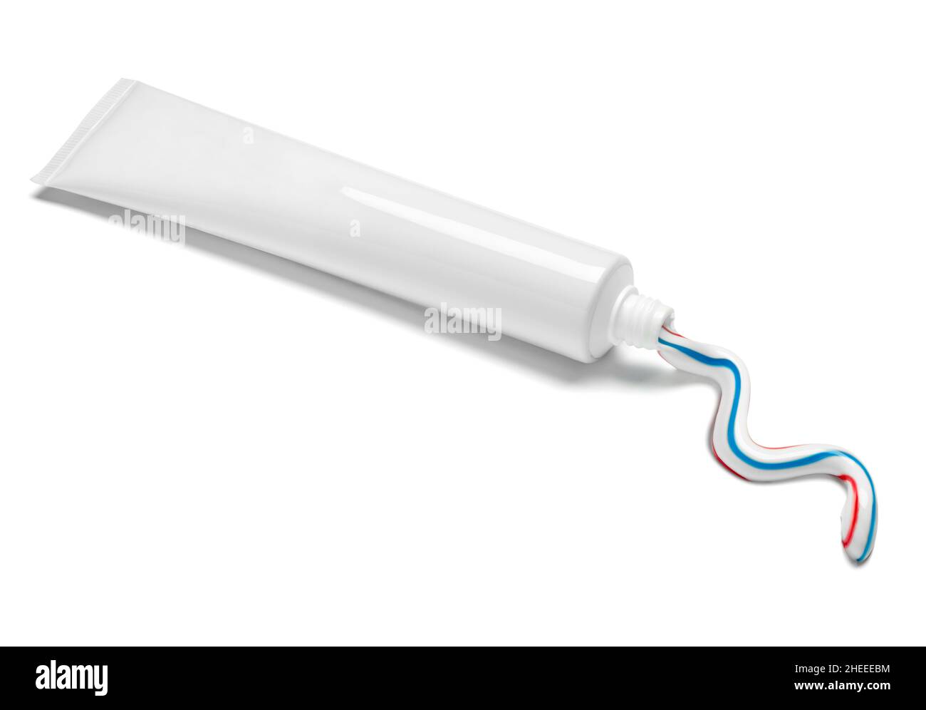 toothpaste white tube hygiene health care Stock Photo - Alamy