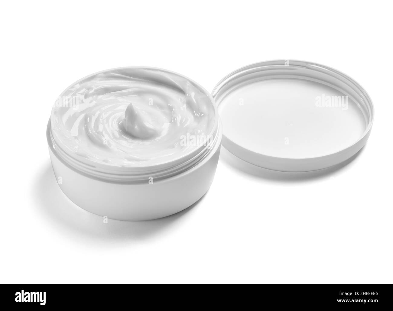 white cream container jar beauty moisturizer skin Stock Photo - Alamy