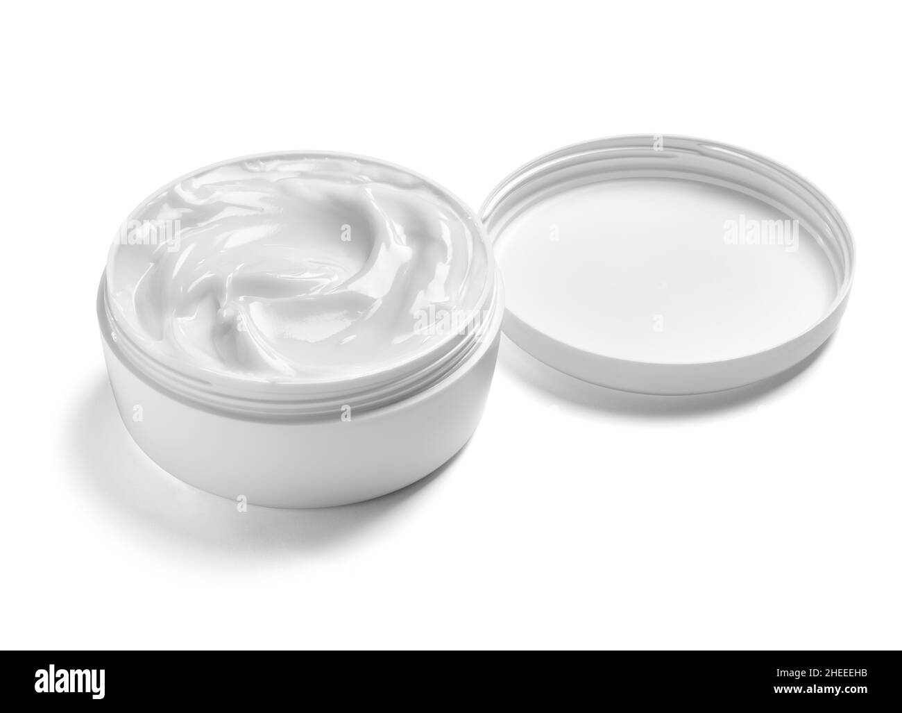 white cream container jar beauty moisturizer skin Stock Photo - Alamy