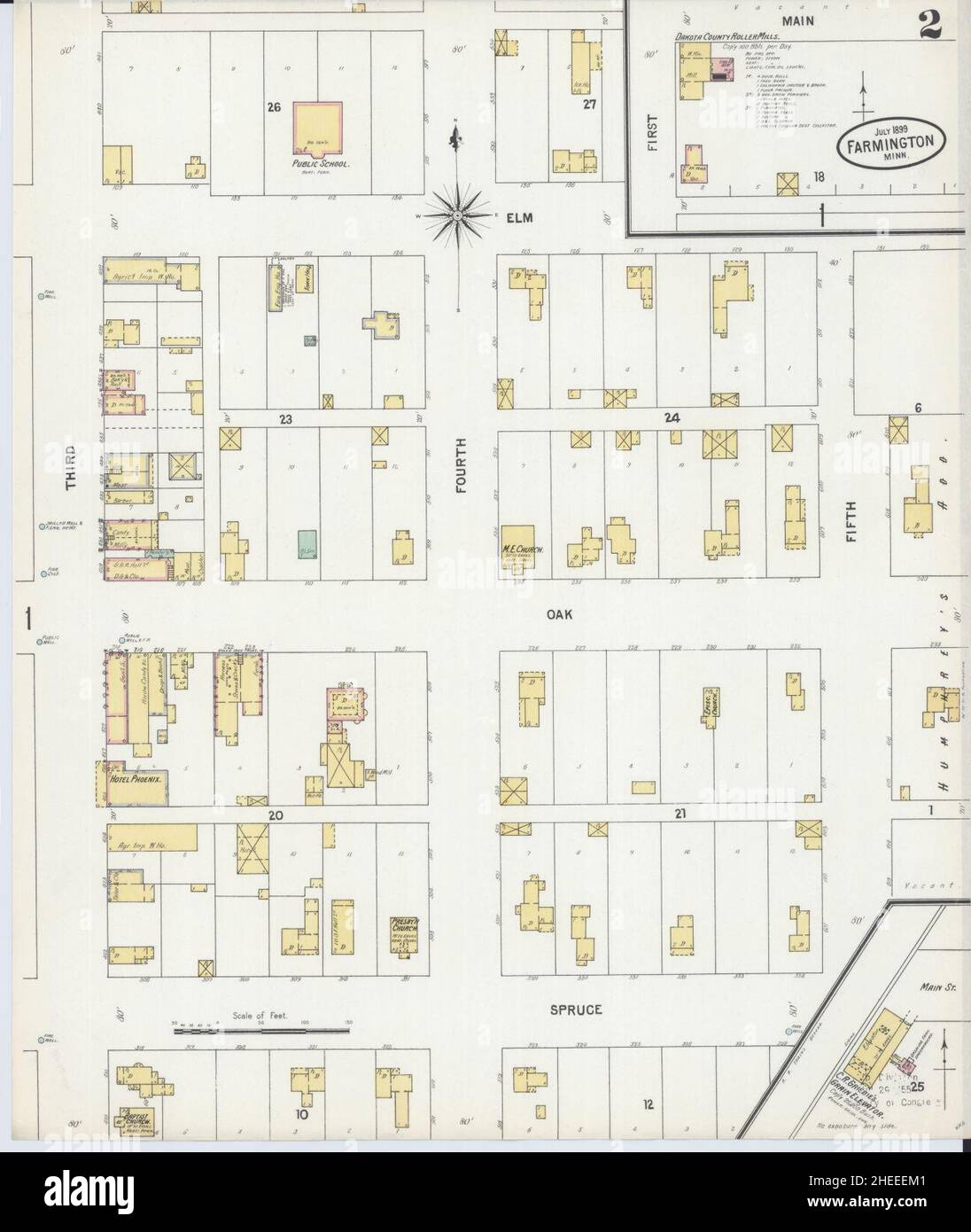 Map of farmington minnesota hi-res stock photography and images - Alamy
