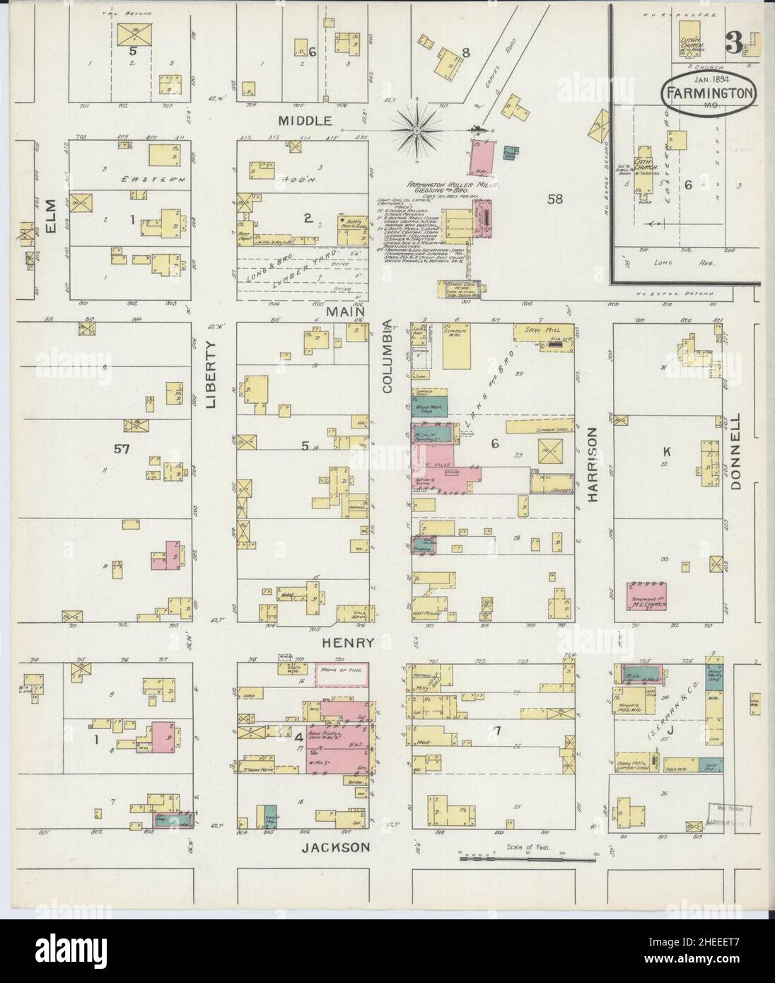 Sanborn Fire Insurance Map from Farmington, Saint Francois County ...