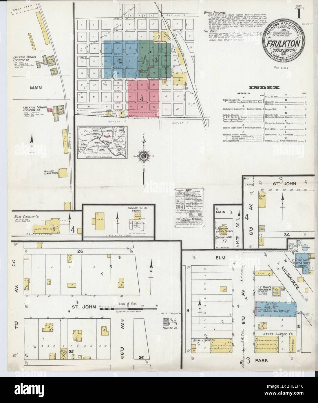 Faulkton map hi-res stock photography and images - Alamy