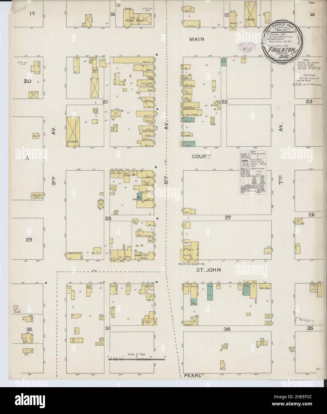 Faulkton map hi-res stock photography and images - Alamy