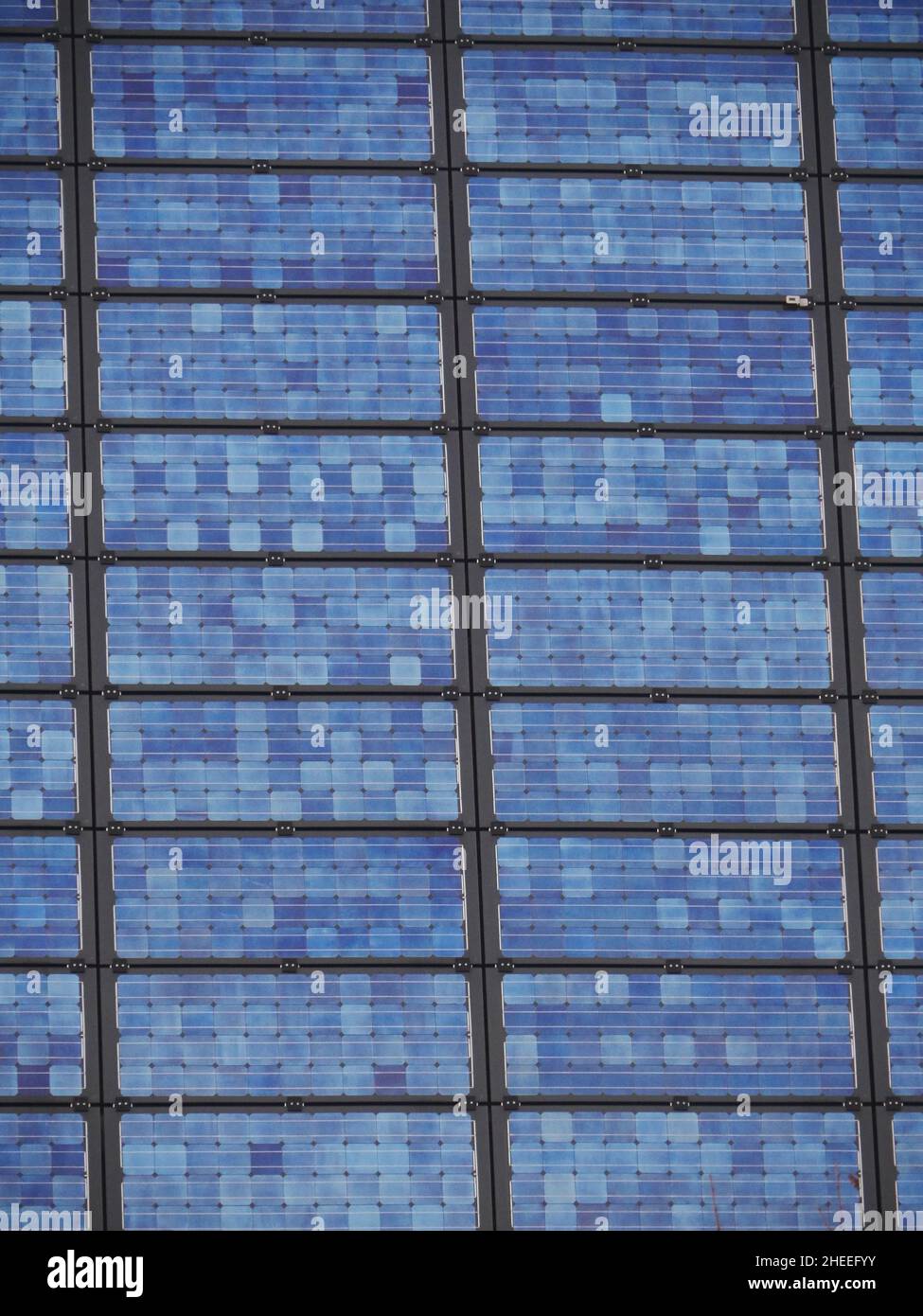 Solar panel cells and reflection hi-res stock photography and images ...