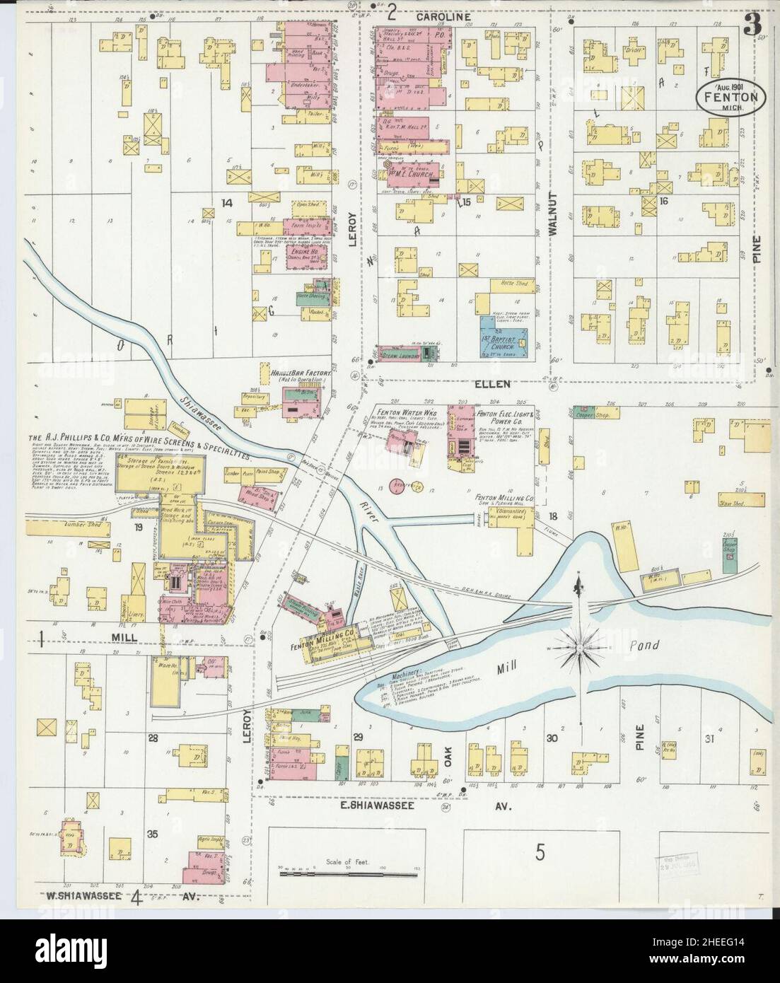 Fenton map hi-res stock photography and images - Alamy