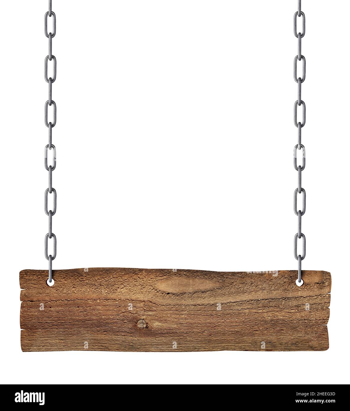 wooden sign chain ropesignboard signpost Stock Photo - Alamy