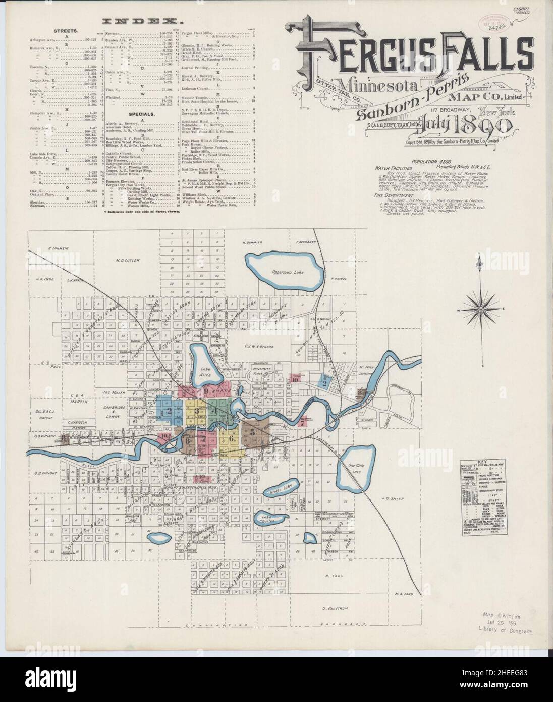 Map of fergus falls hi-res stock photography and images - Alamy